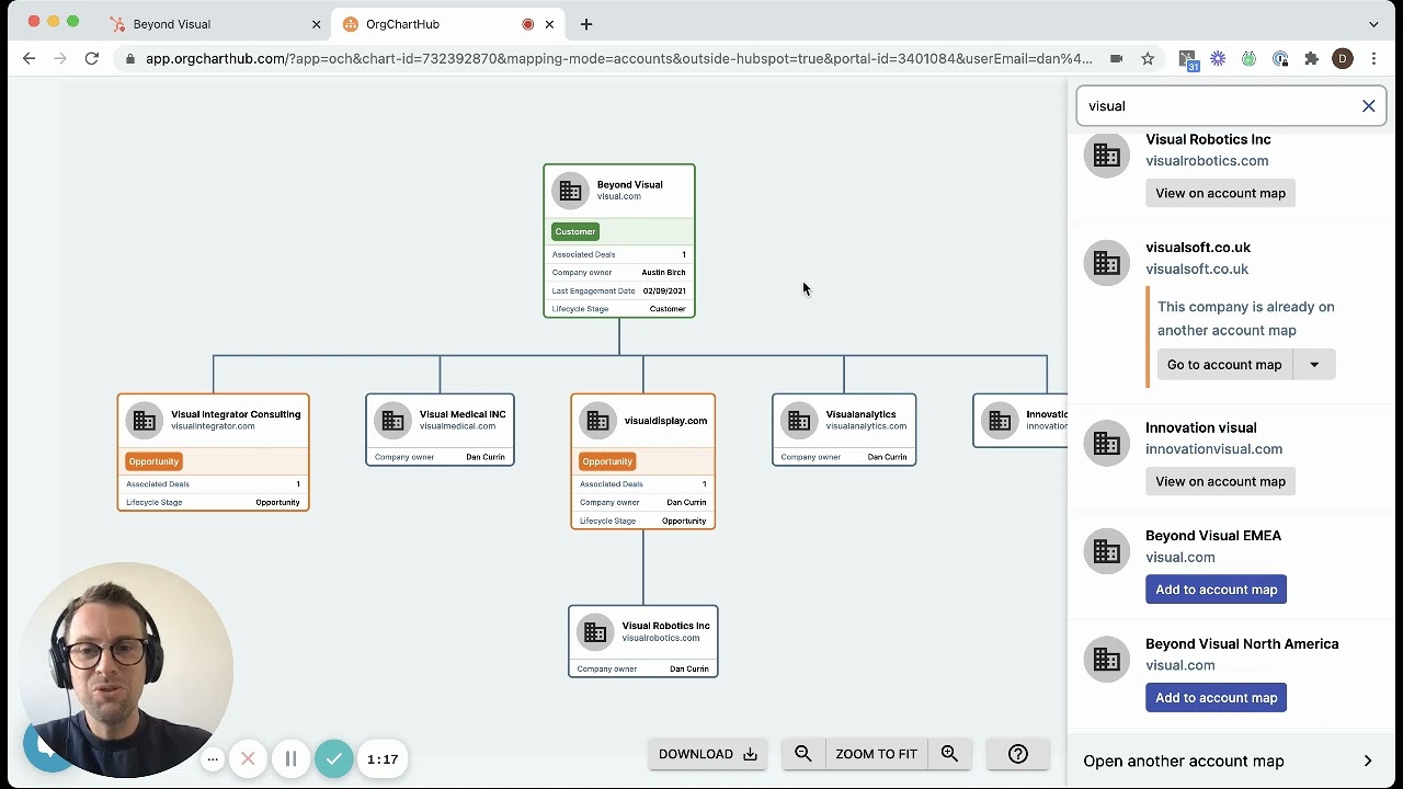 Account Mapping Inside Of Orgcharthub Youtube