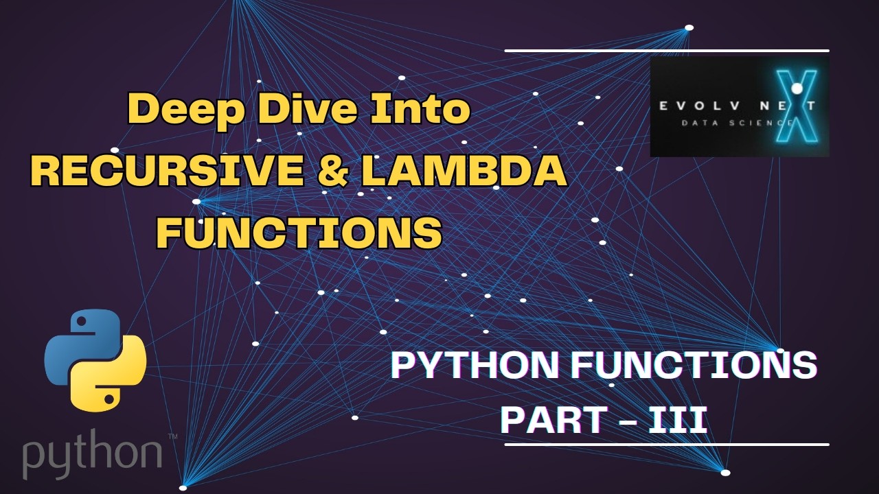 Python Basics 20 Functions In Python Part Iii Recursive And Lambda