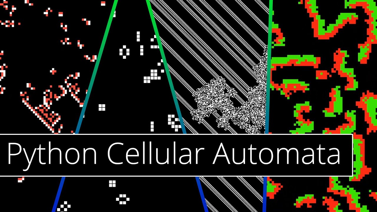 Python Cellular Automata Conway S Game Of Life Wire World Langton S