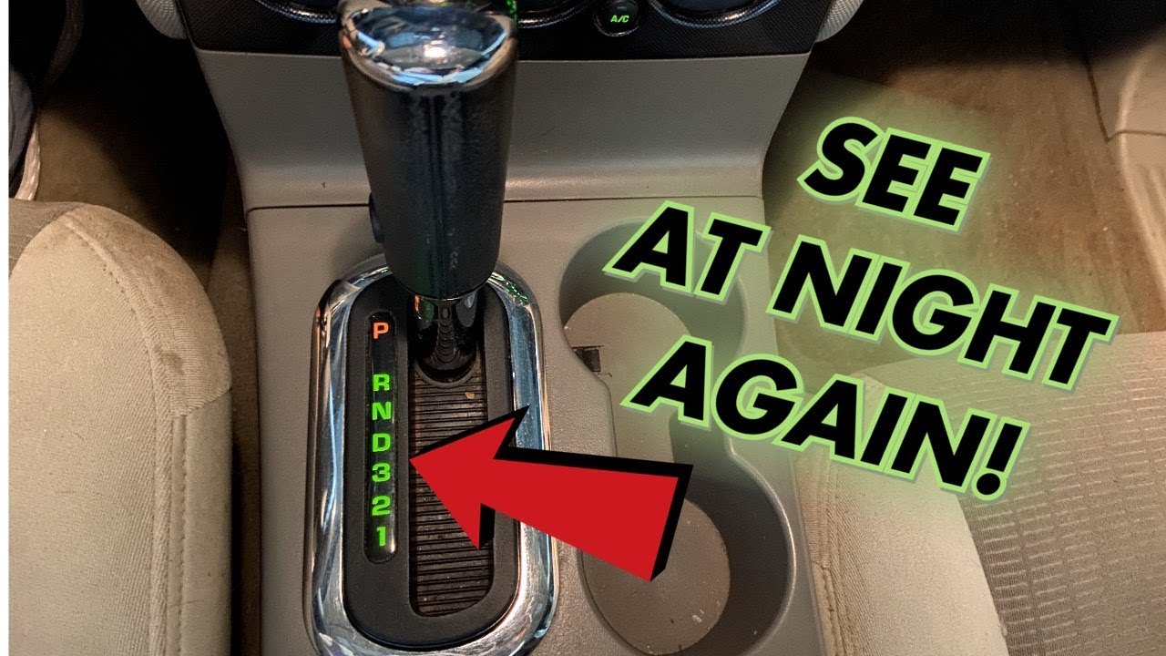 How To Replace Gear Shift Indicator Light 06 11 Ford Explorer Youtube