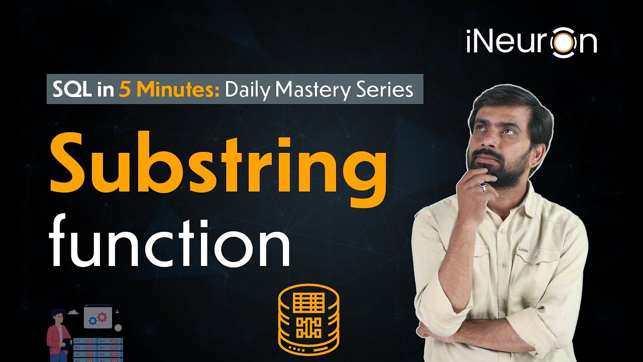 Substring Function In Sql Sql Tutorial Youtube