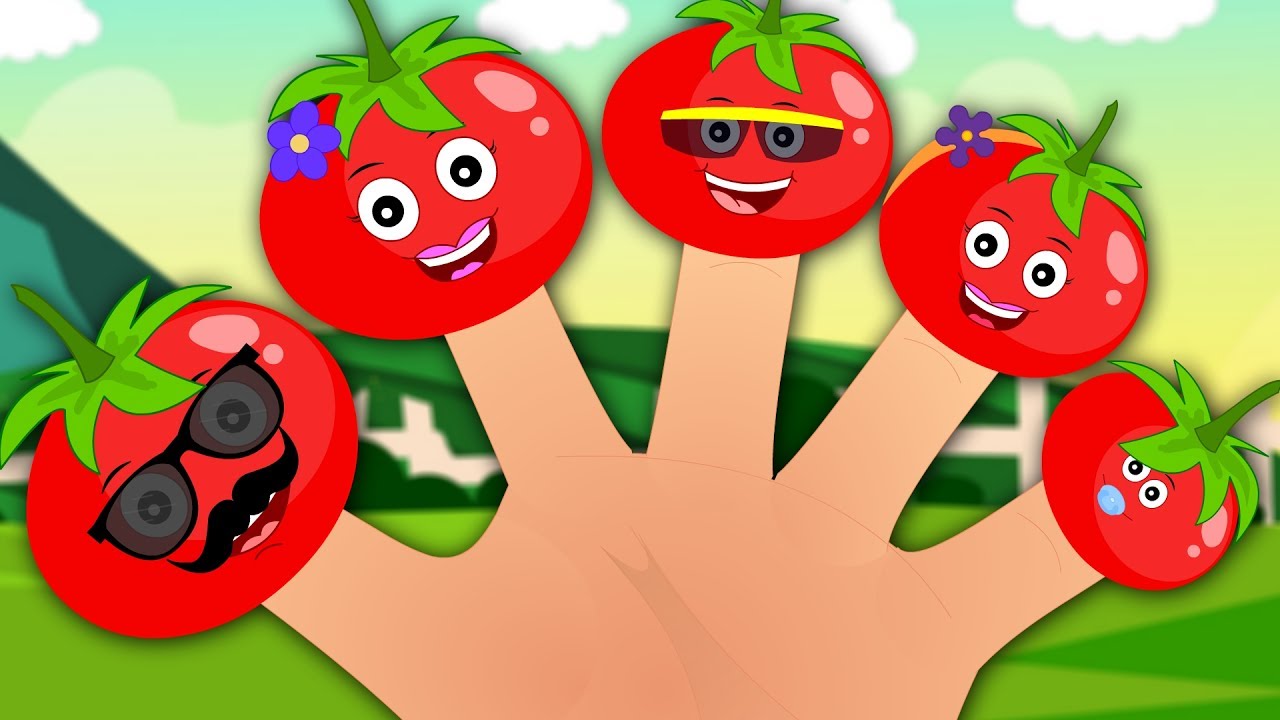 Tomato Finger Family Nursery Rhymes Kids Songs Children Rhymes