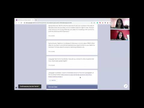 2022 2023 Mcr Executive Board Application Walkthrough Youtube