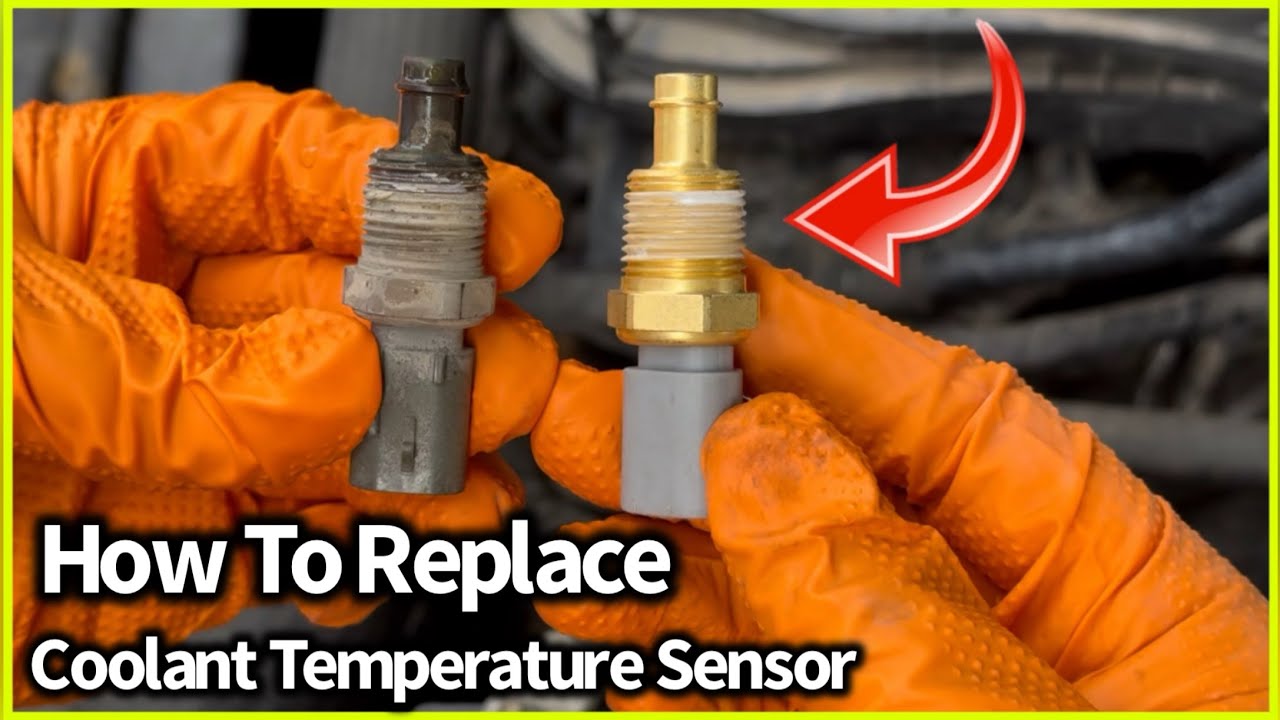 How To Replace Coolant Temperature Sensor On Dodge Chrysler Youtube