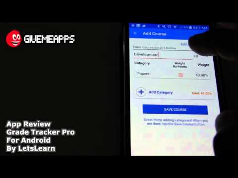 Grade Tracker Pro For Android Calculate Your Gpa Class Grades Youtube
