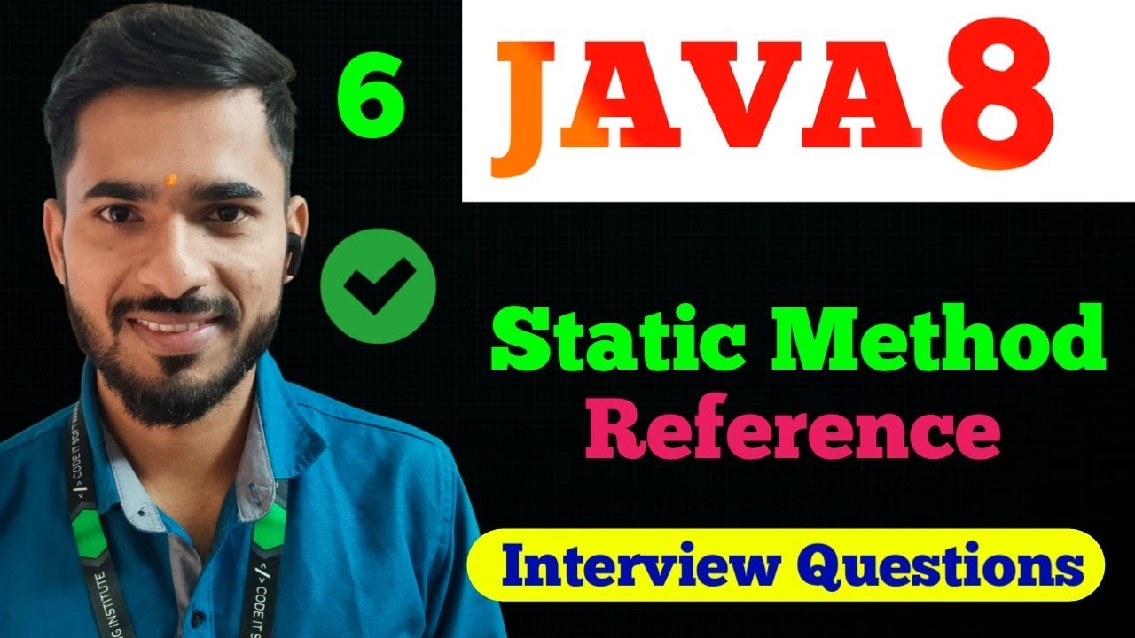 Java 8 Method Reference Static Constructor Reference Aadiandjava