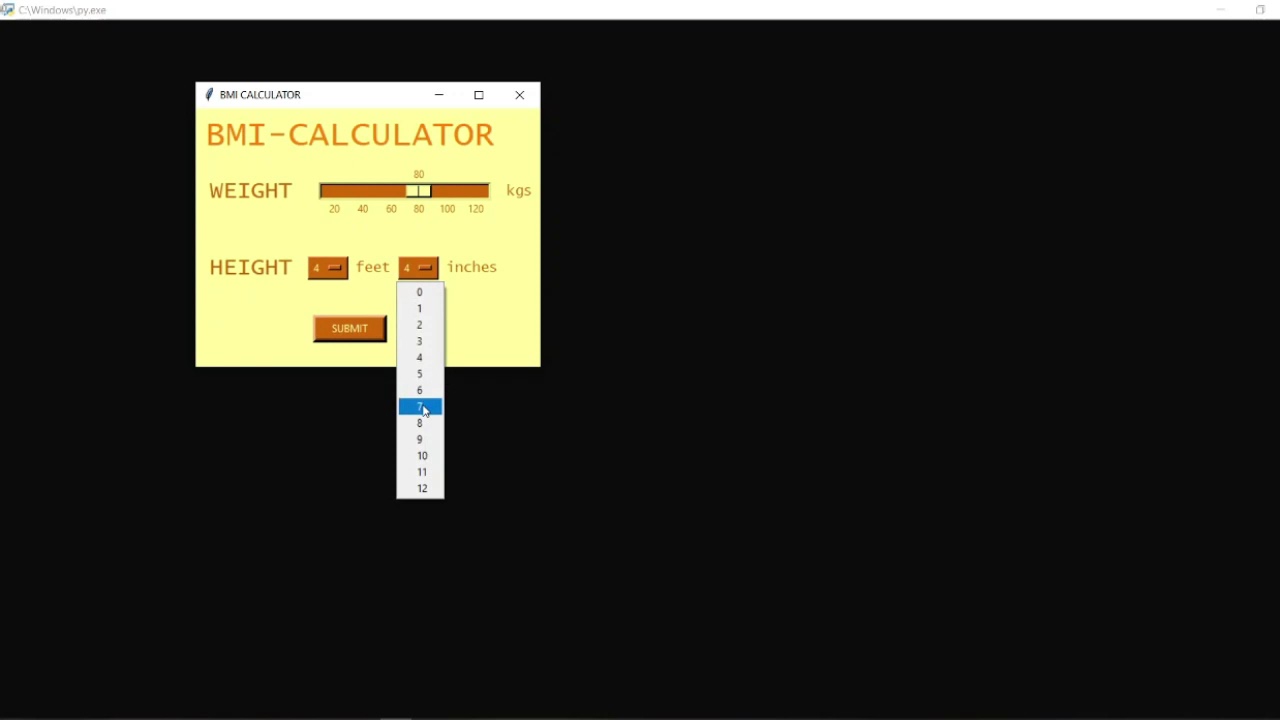 Simple Bmi Calculator In Python With Source Code Source Code