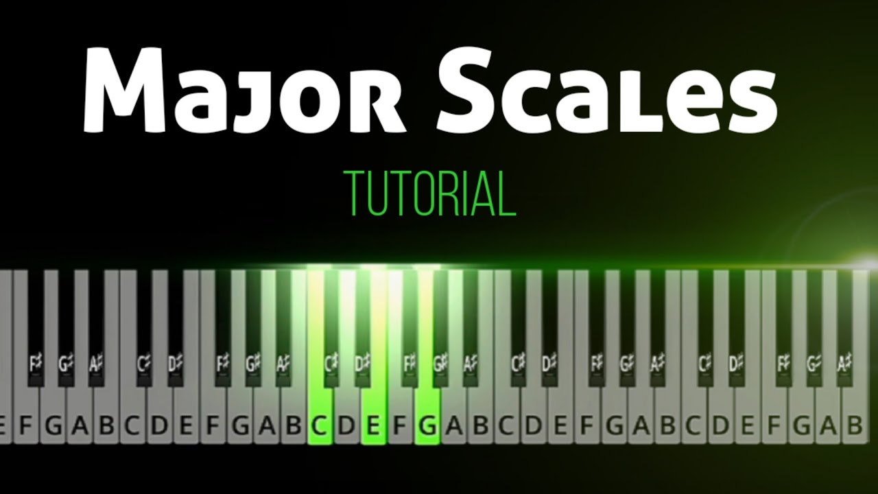 Major Scales Tutorial Piano Tutorial Beginners Biblical Tunes Youtube
