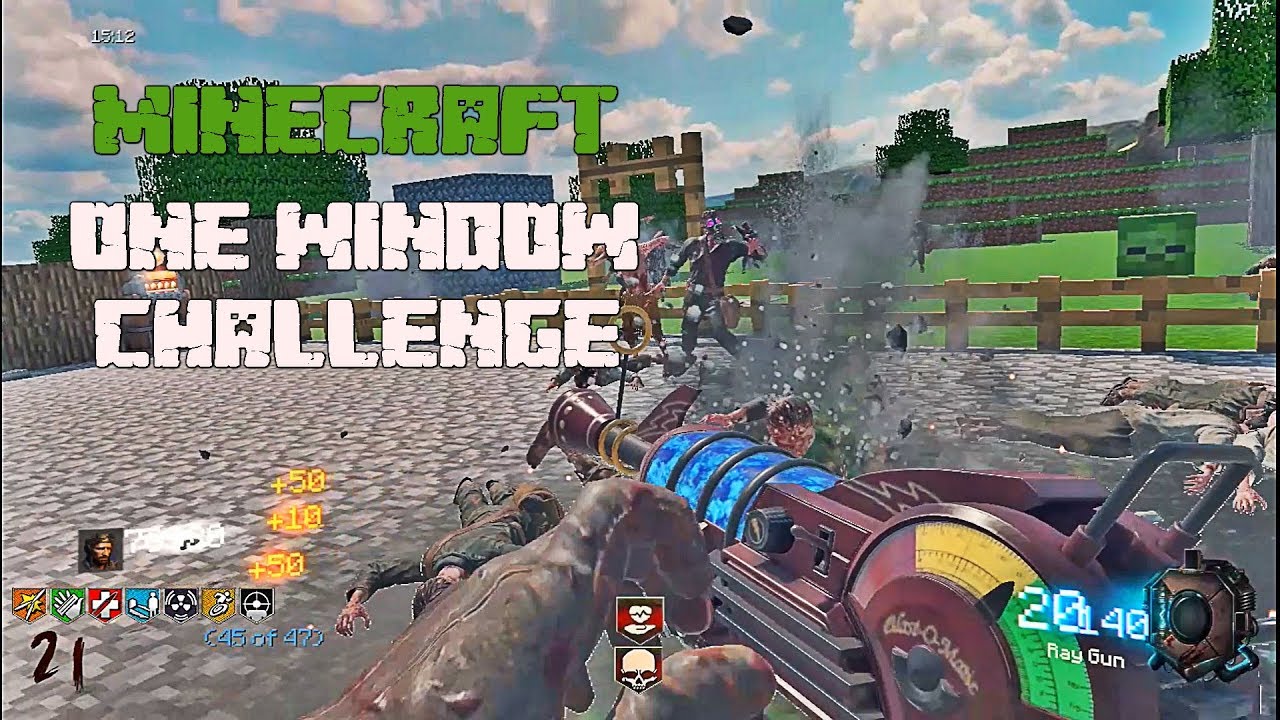 Minecraft One Window Challenge Gun Game Call Of Duty Black Ops 3