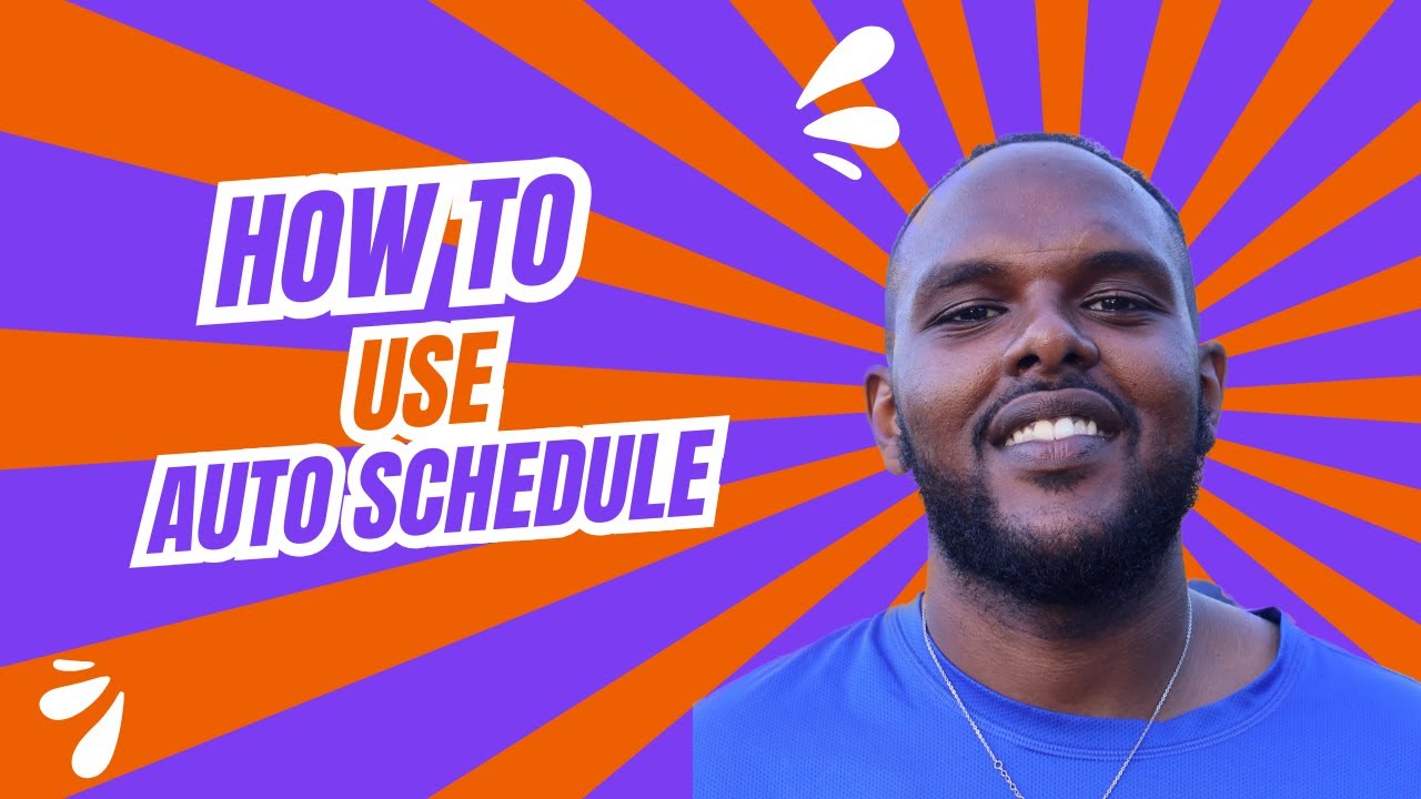 How To Use Auto Schedule Youtube