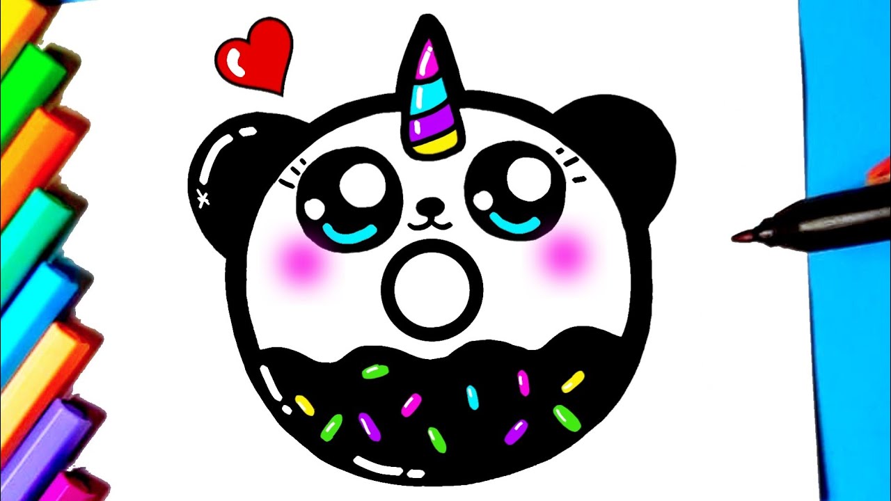 Como Desenhar Donut Fofo Cookie Kawaii Desenhos Kawaiiрџ ў Descubra O