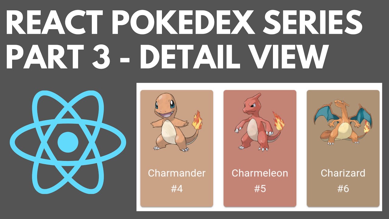 React Js Pokedex Tutorial Part 3 Detail View And Navigation Youtube