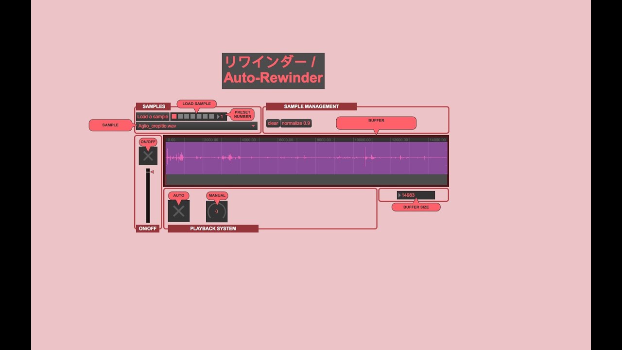 Auto Rewinder A Max Msp Tape Rewind Effects Generator Youtube