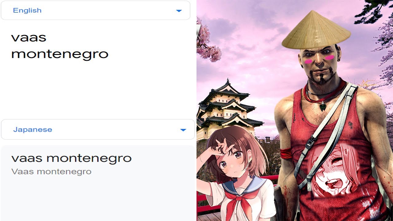 Vaas Montenegro In Different Languages Meme Youtube