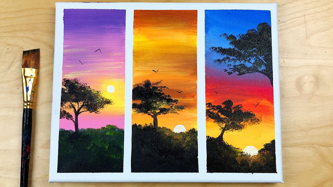 Step By Step Acrylic Painting Easy Nestor Holcomb