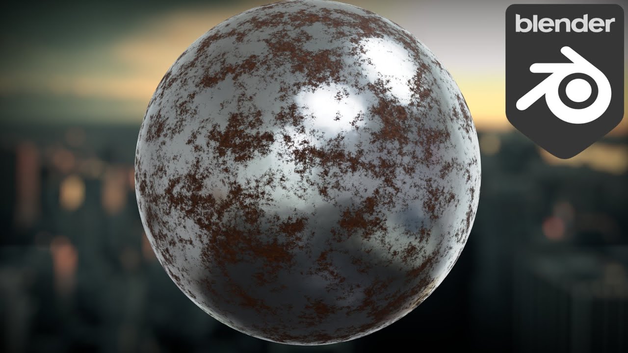 Procedural Rusty Metal Blender Tutorial Youtube
