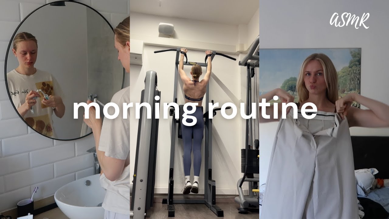 Asmr Morning Routine Let S Get Ready And Go To The Gym Together Youtube