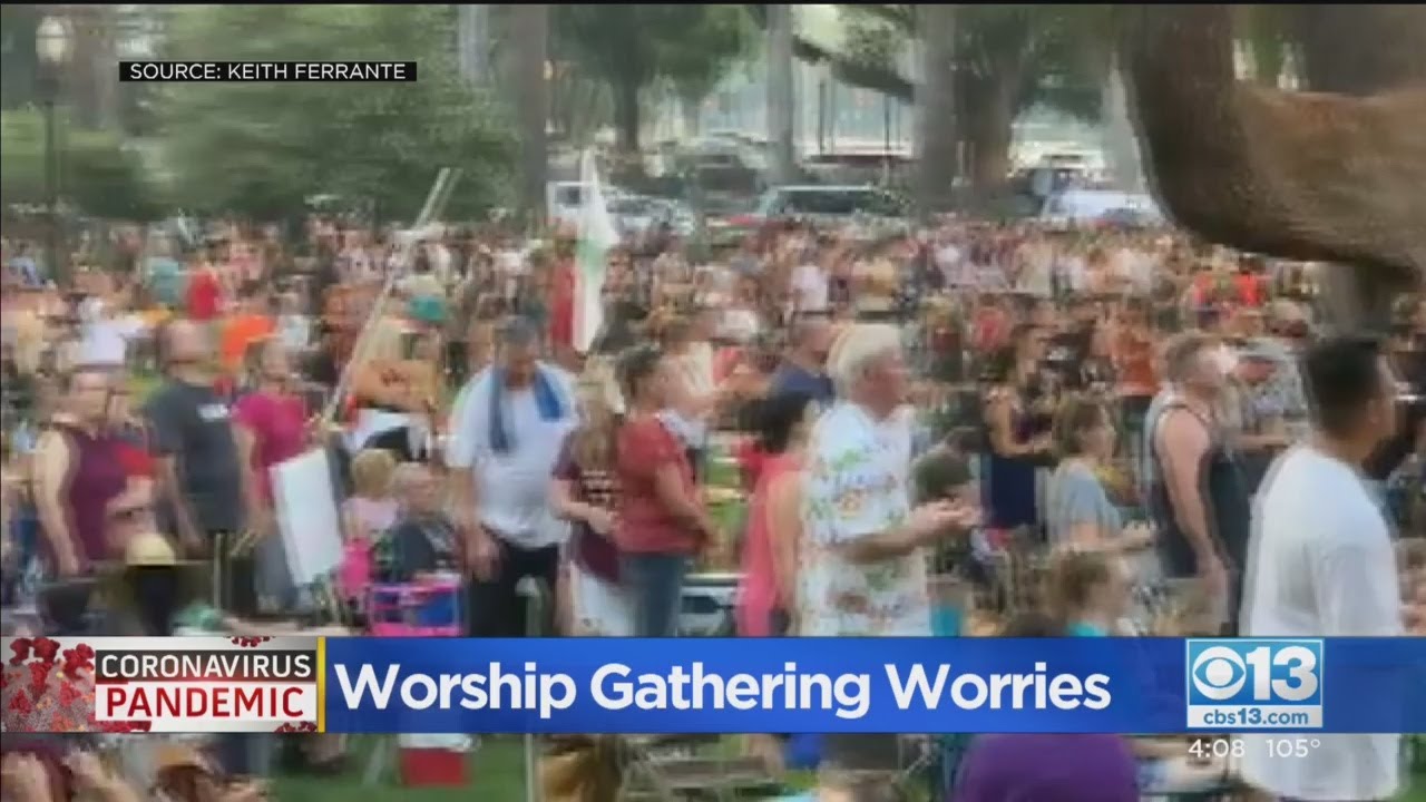 Pastor Says 12 000 People Attended Prayer Rally Outside California