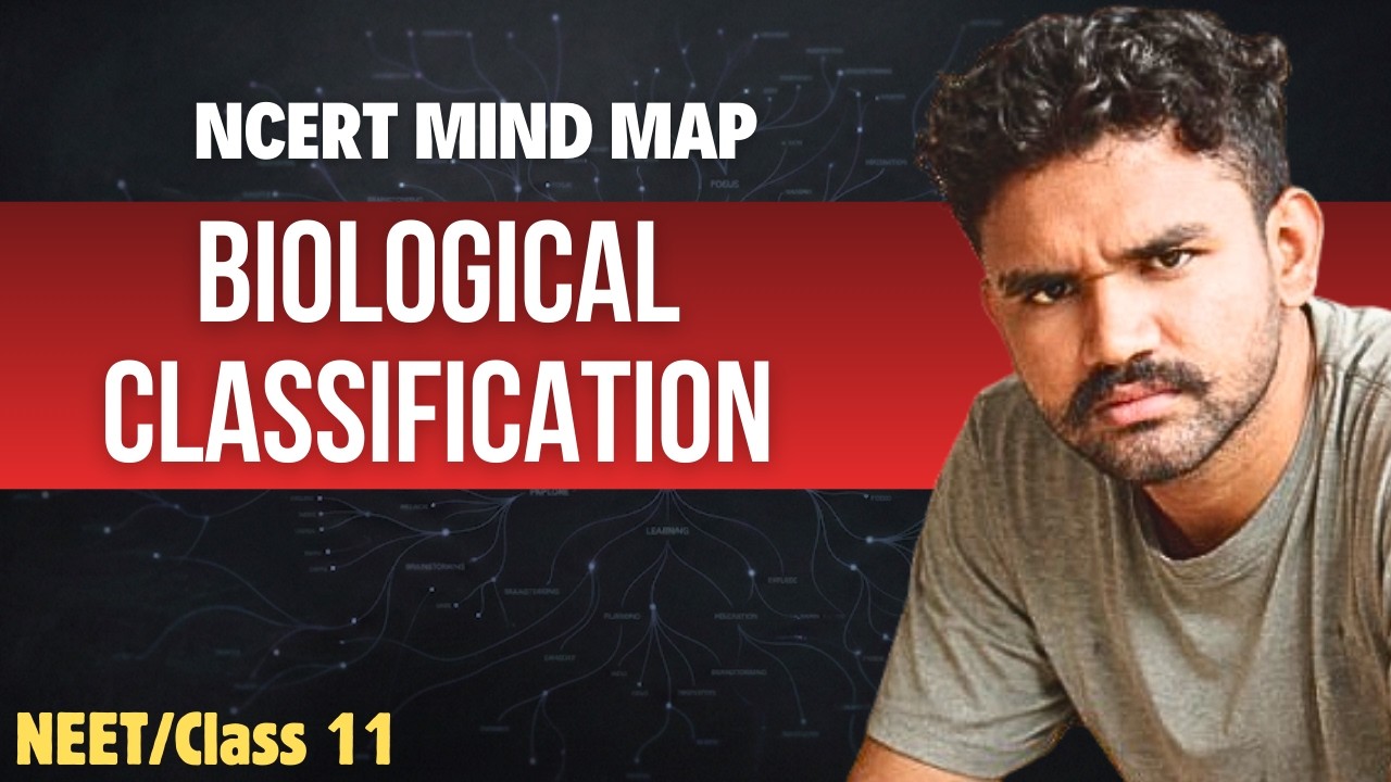 Updated Biological Classification Mind Map Best For Neet And Class 11