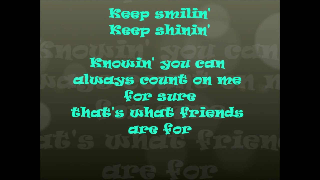 Famous Friends Video With Lyrics At Corazon Stafford Blog