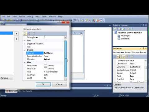 Visual Basic Tutorial 188 Favorites Part 1 Creating The Gui Youtube