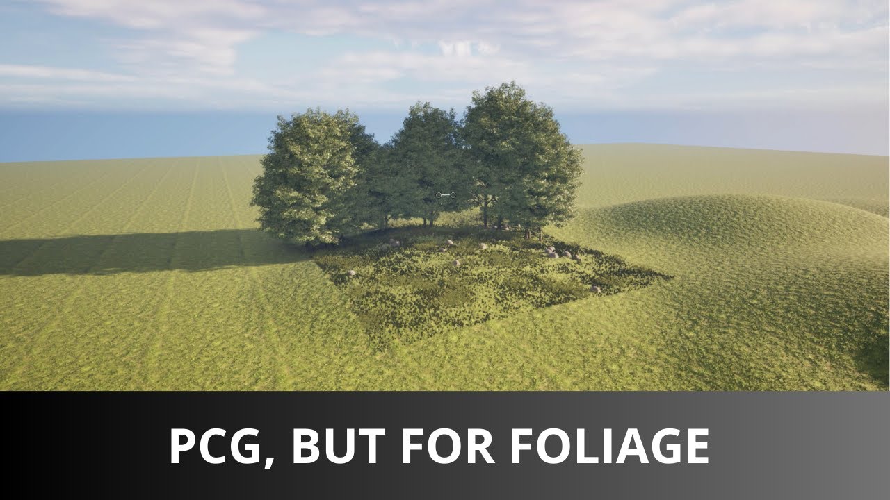 Procedural Foliage Tool For Unreal Engine 5 Ue 5 4 Tutorial Youtube