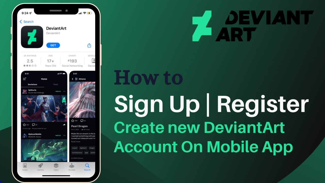 Sign Up Deviantart How To Join Deviantart Create New Account Youtube