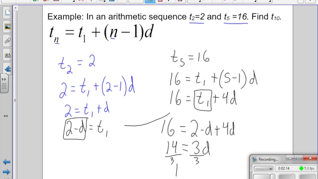 Arithmetic Example Youtube