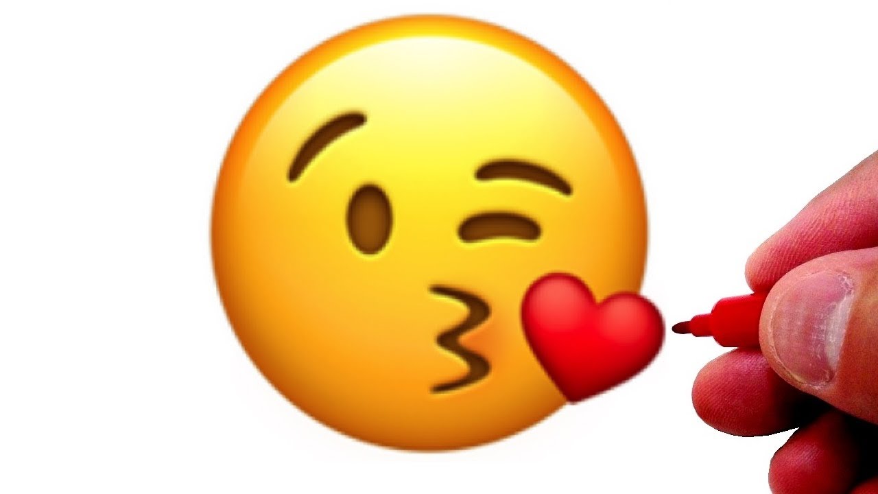How To Draw Kissing Lips Emoji Lipstutorial Org