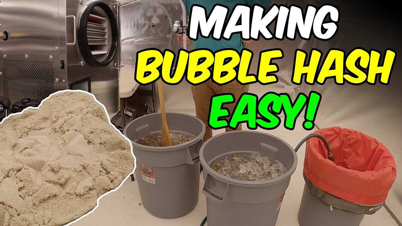 Making The Best Bubble Hash Using A Freeze Dryer How To Tutorial