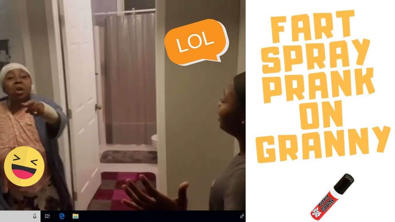 Fart Spray Prank On Granny Youtube