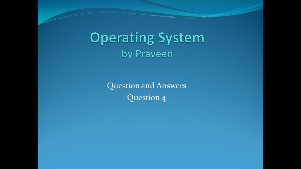 Operating System Multiprogramming Systems Youtube