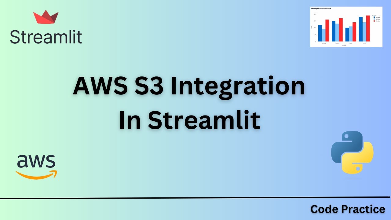 Aws S3 Integration In Python Streamlit Code Practice Aws Youtube