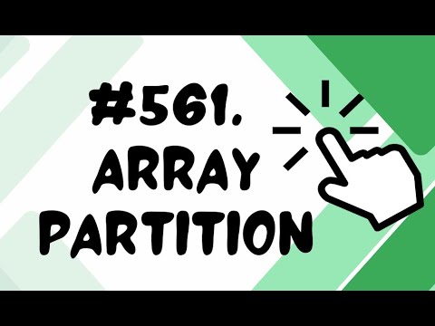 Sorting 561 Array Partition Leetcode Youtube