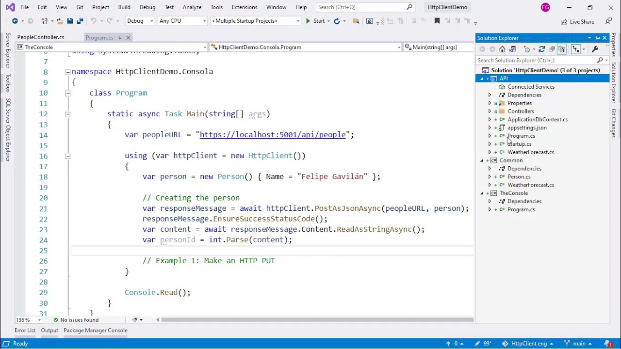 4 Http Put And Http Delete With Httpclient Httpclient C Youtube