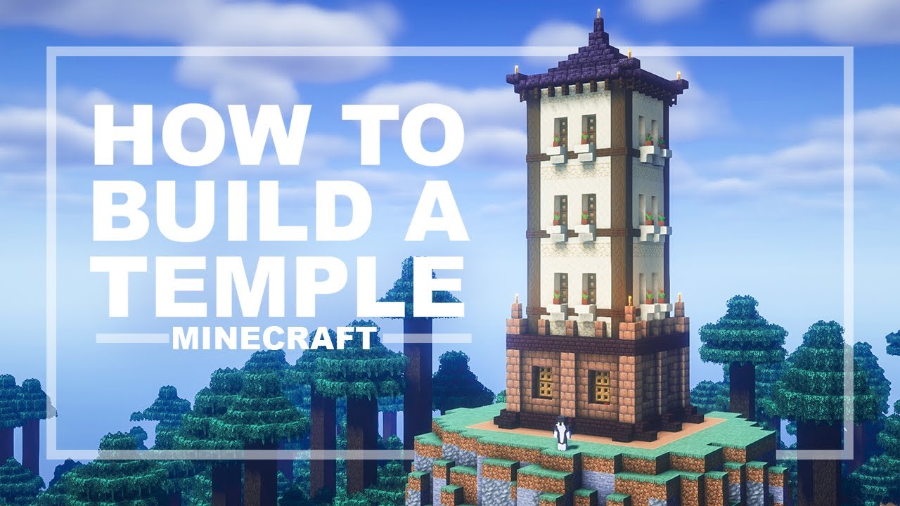 How To Build A Temple In Minecraft Youtube