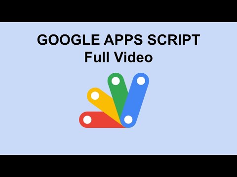 Google Apps Script For Beginners Youtube