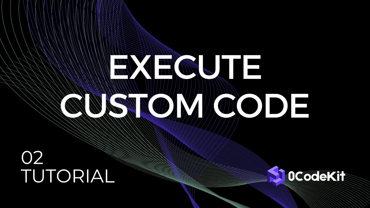 Execute Custom Code With 0codekit Tutorial 002 Youtube