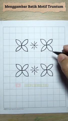 Menggambar Batik Motif Truntum Shorts Youtube