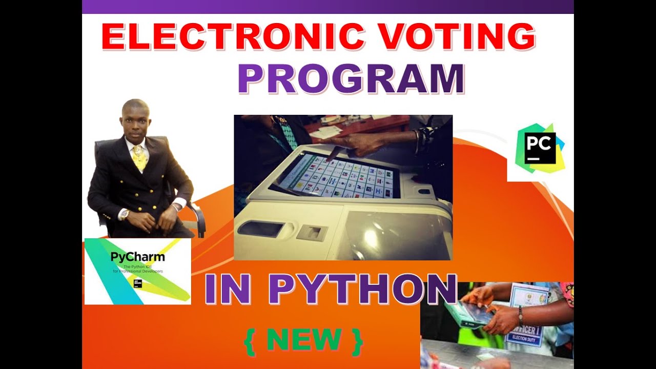 Electronic Voting System In Python Youtube