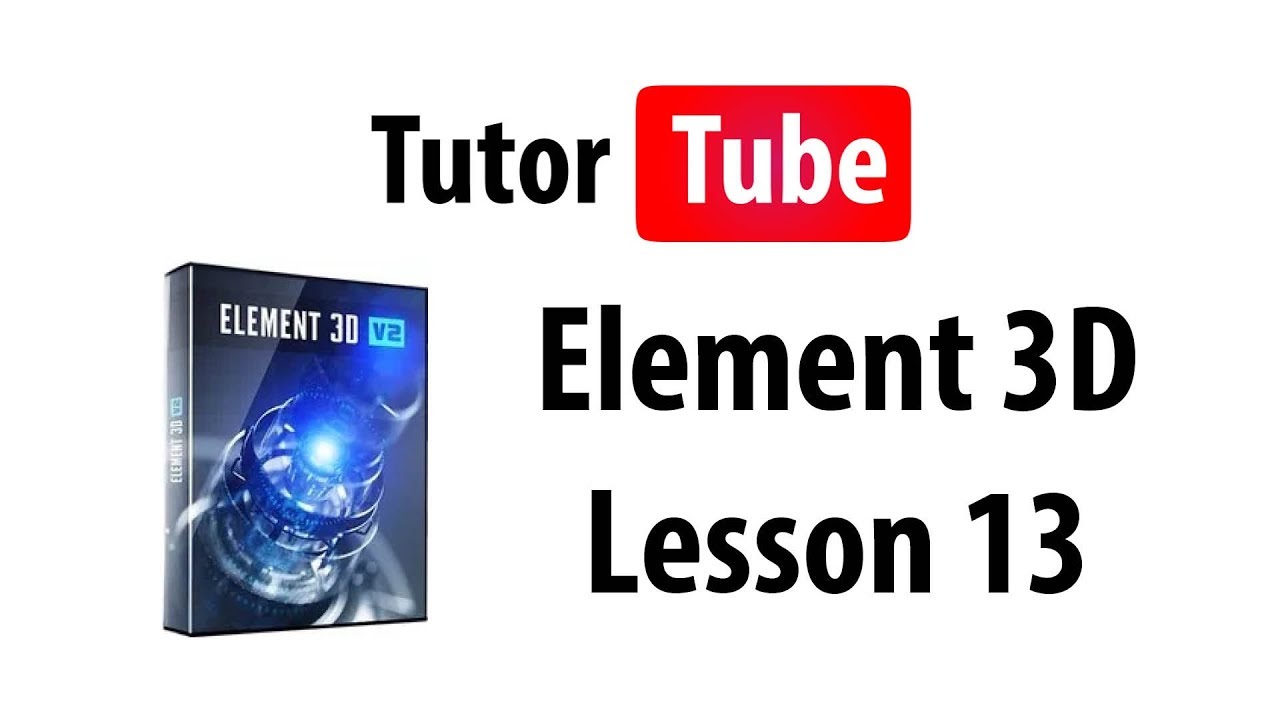 Element 3d Tutorial Lesson 13 3d Text Youtube