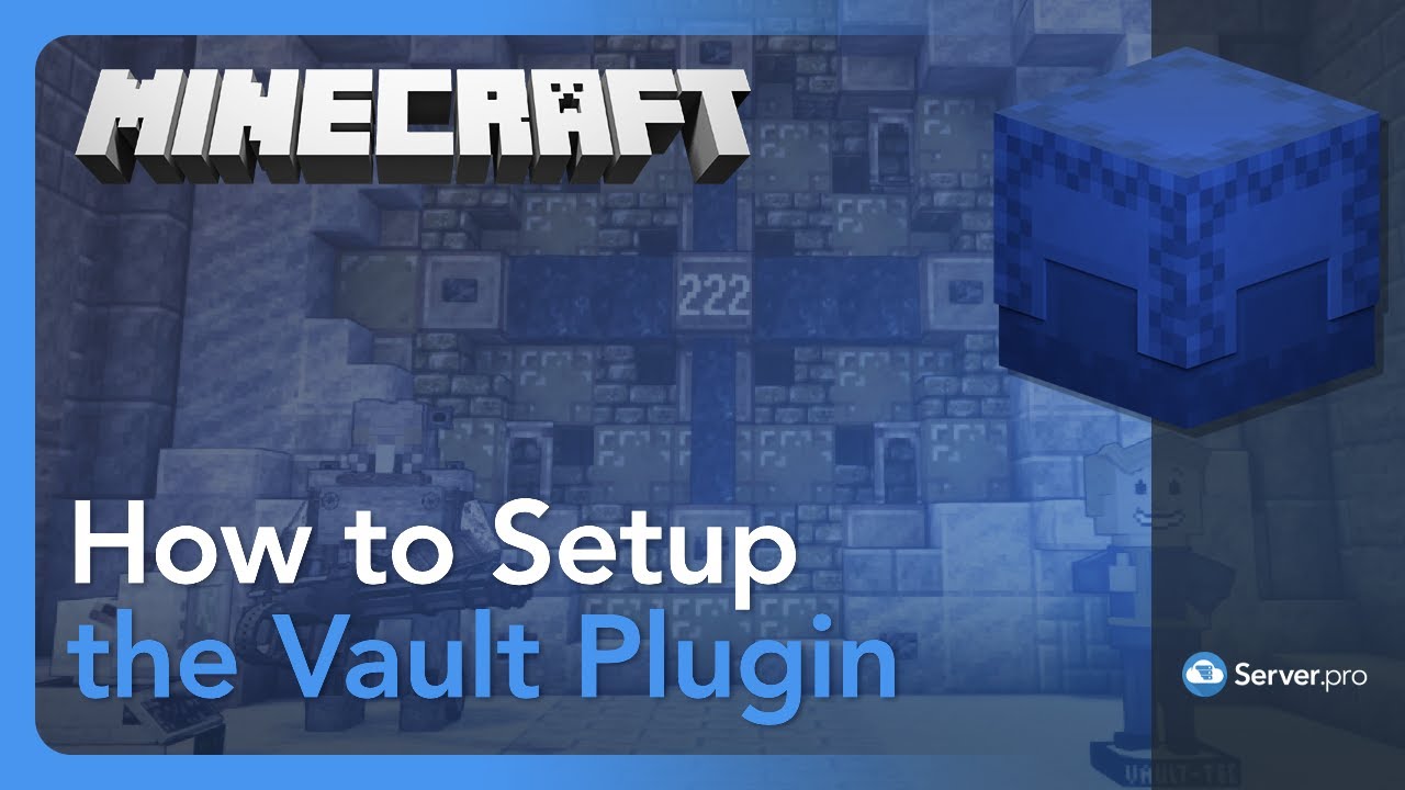 How To Set Up The Vault Plugin Minecraft Java Youtube