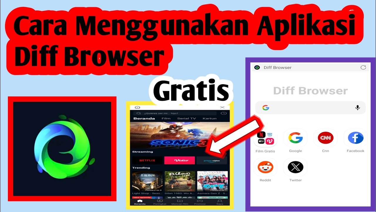 Cara Menggunakan Aplikasi Diff Browser Diff Browser Youtube