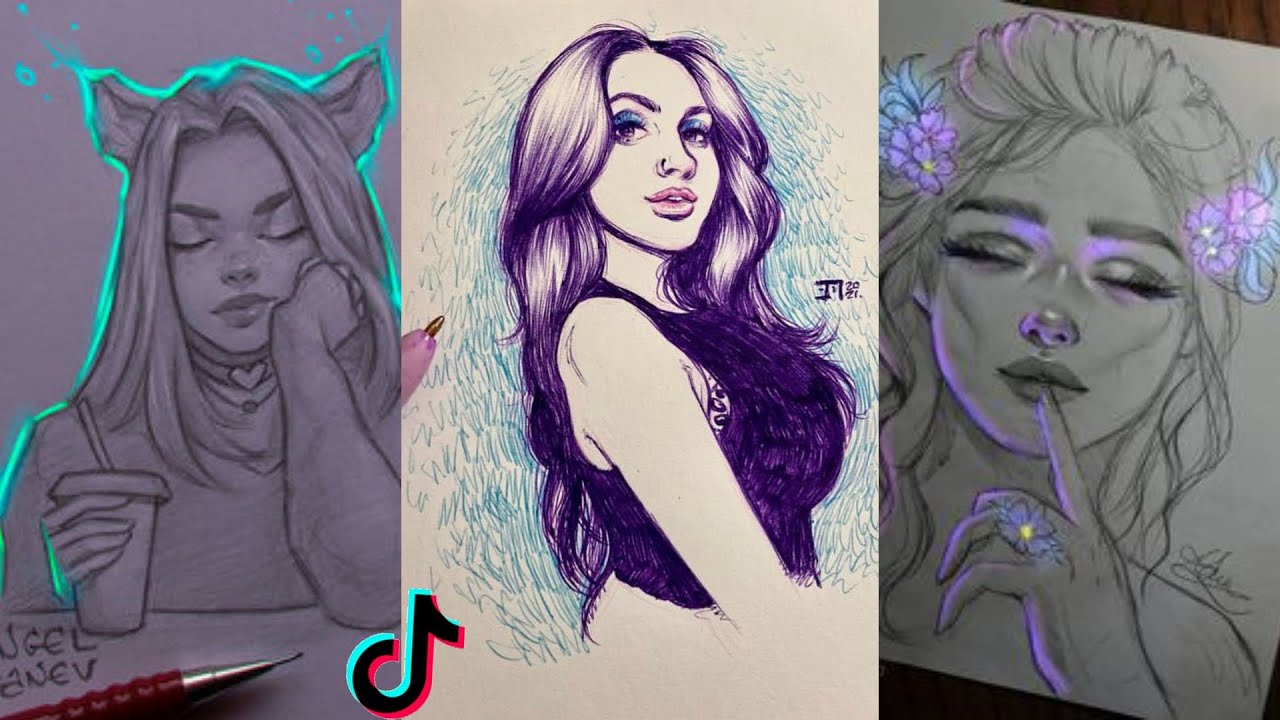 Art Drawing Tiktok Compilation 2 Youtube