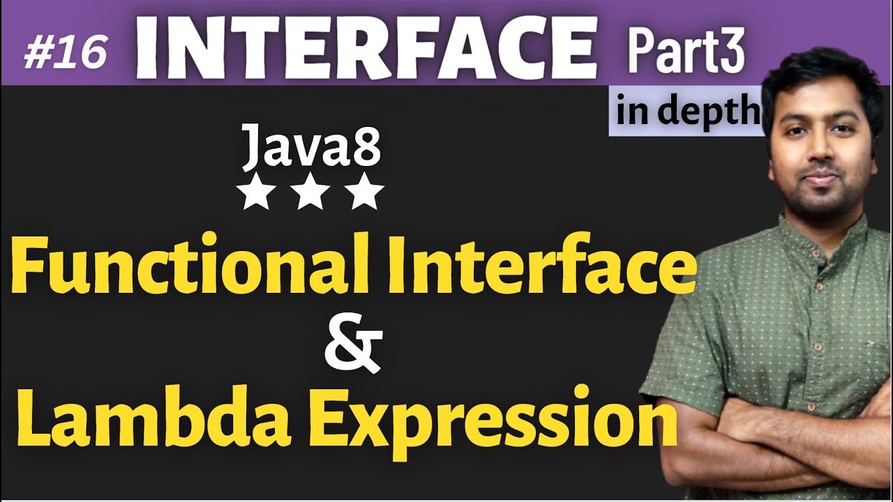16 Functional Interface And Lambda Expression Java8 Features Java