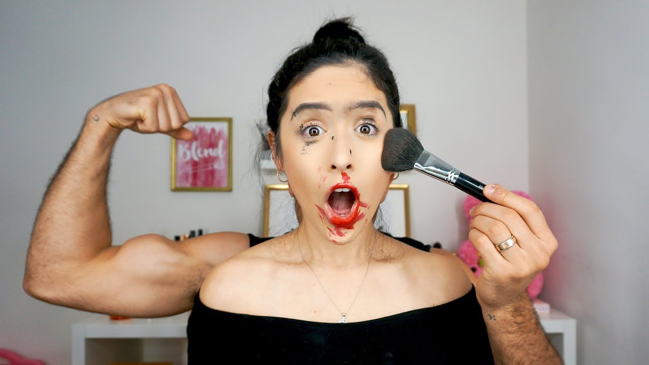 No Hands Makeup Challenge Saubhaya Makeup