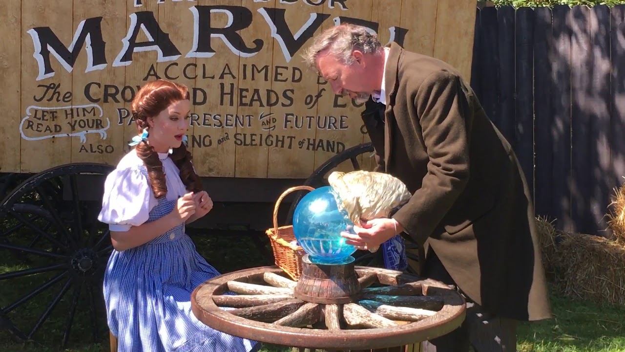 Dorothy Meets Professor Marvel Autumn At Oz Youtube