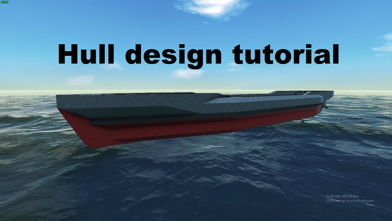 From The Depths Ship Hull Design Tutorial Youtube