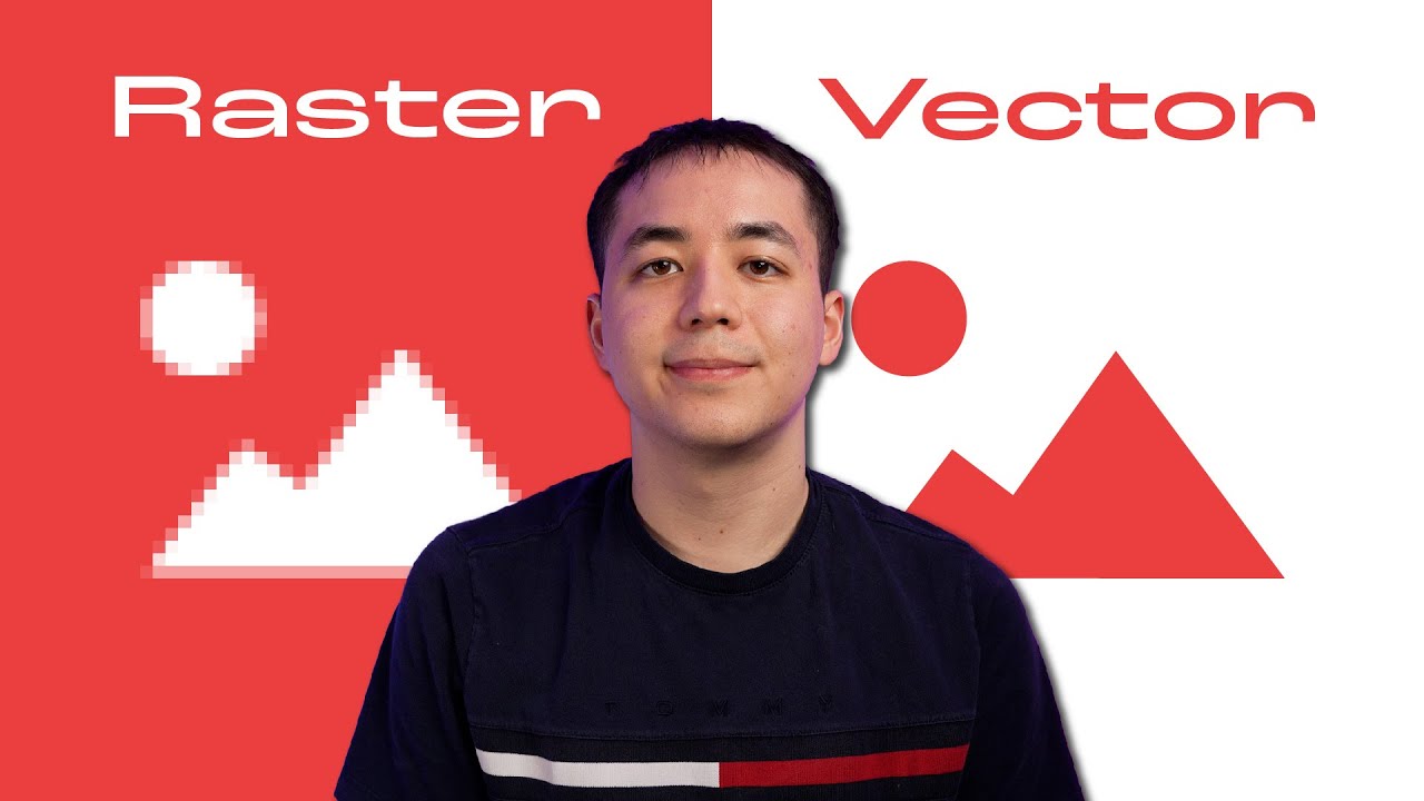 What Are Raster And Vector Graphics Youtube