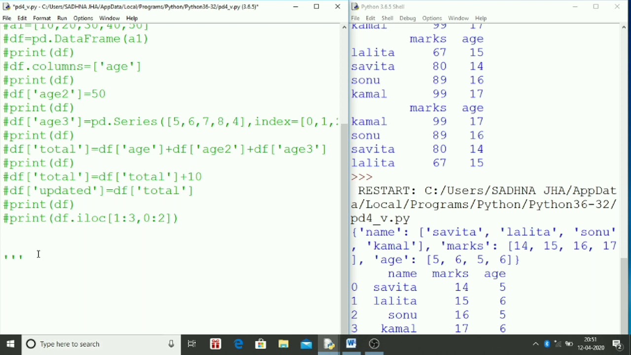 Pandas Dataframe Youtube